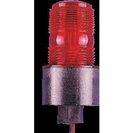 Gas Sensors Strobe with Red Lens, 120 VDC - Gas-Sensing.com