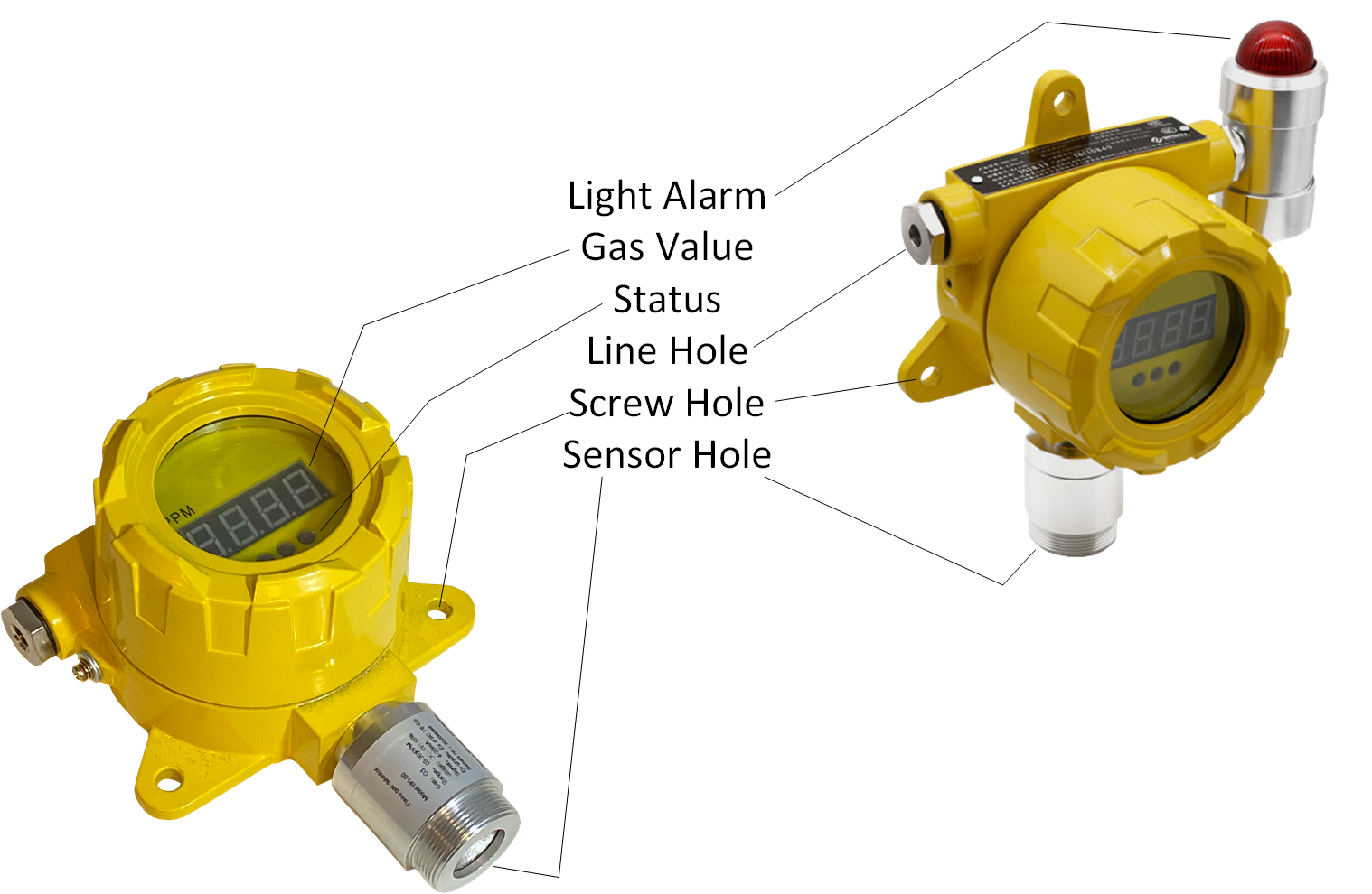 Measurement Analysis Instruments Tools BH 60 Portable Fixed Combustible Gas Detector With 