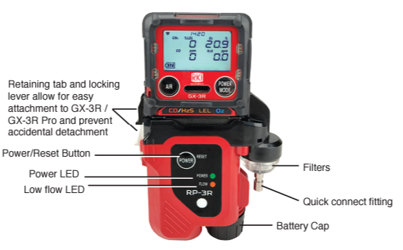 Gas Sensors RP-3R Sample Draw Pump - Gas-Sensing.com