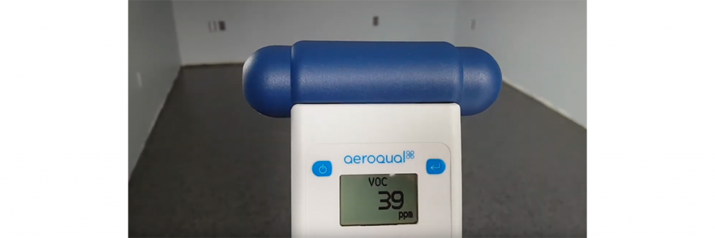Real-Life Example – Measuring VOCs in a Room with Fresh Epoxy Flooring